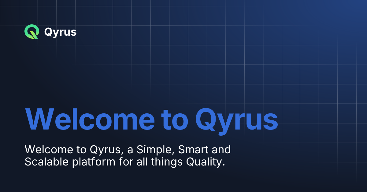Welcome to Qyrus | Qyrus