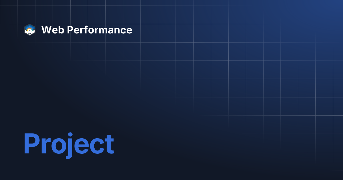 Project | Web Performance